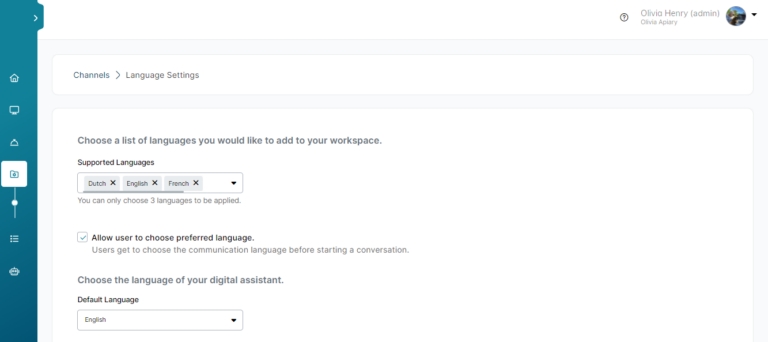 How to Configure Language Settings - Tactful Support Centre